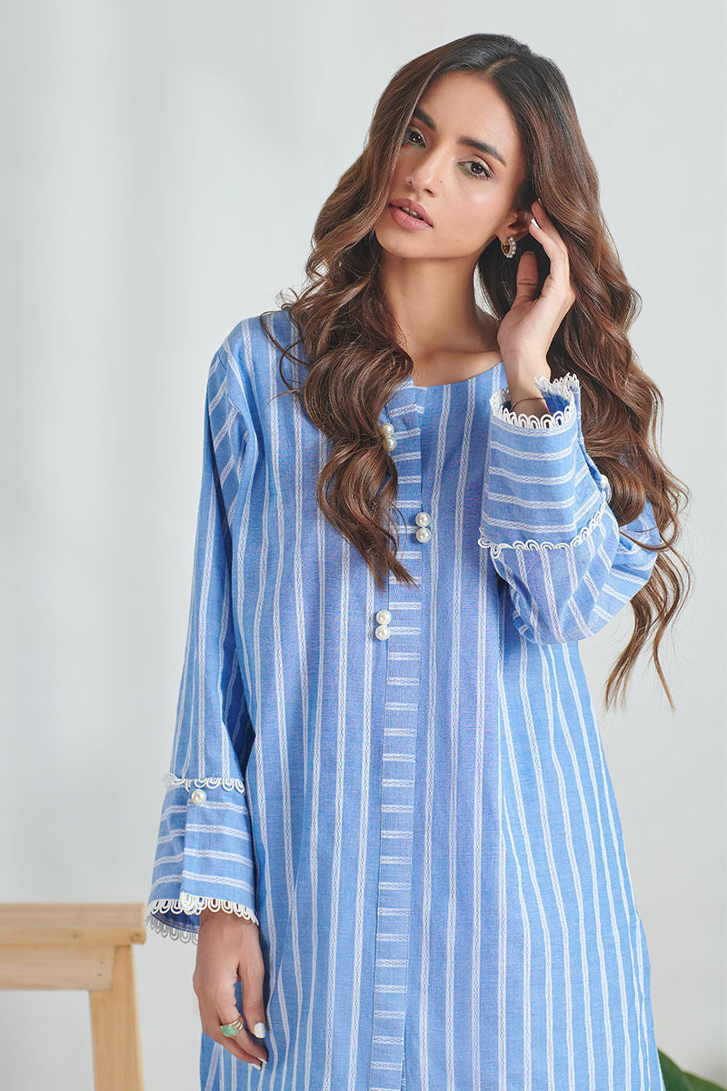 Fatima Khan - Oyster Blue – Western.pk