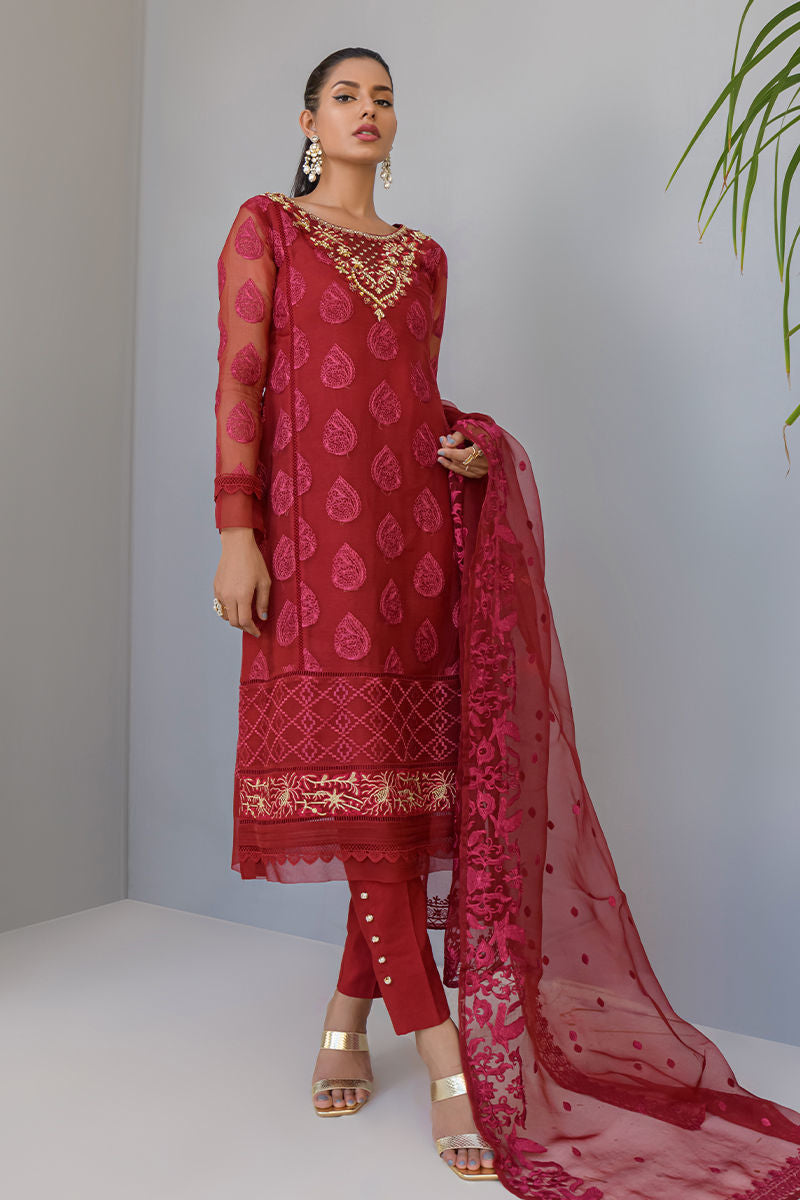 Fatima Khan - Charismatic Red – Western.pk