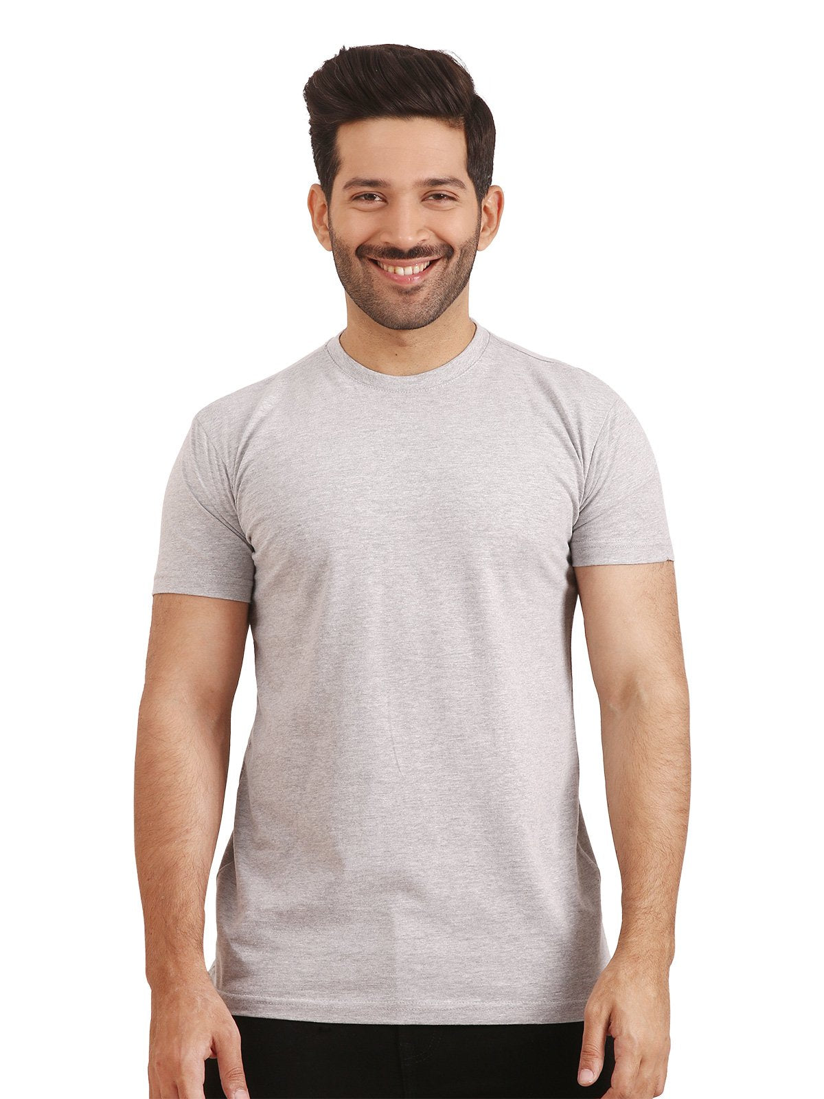 Edenrobe - Men's Heather Grey Basic Tee - EMTBT20-003 – Western.pk