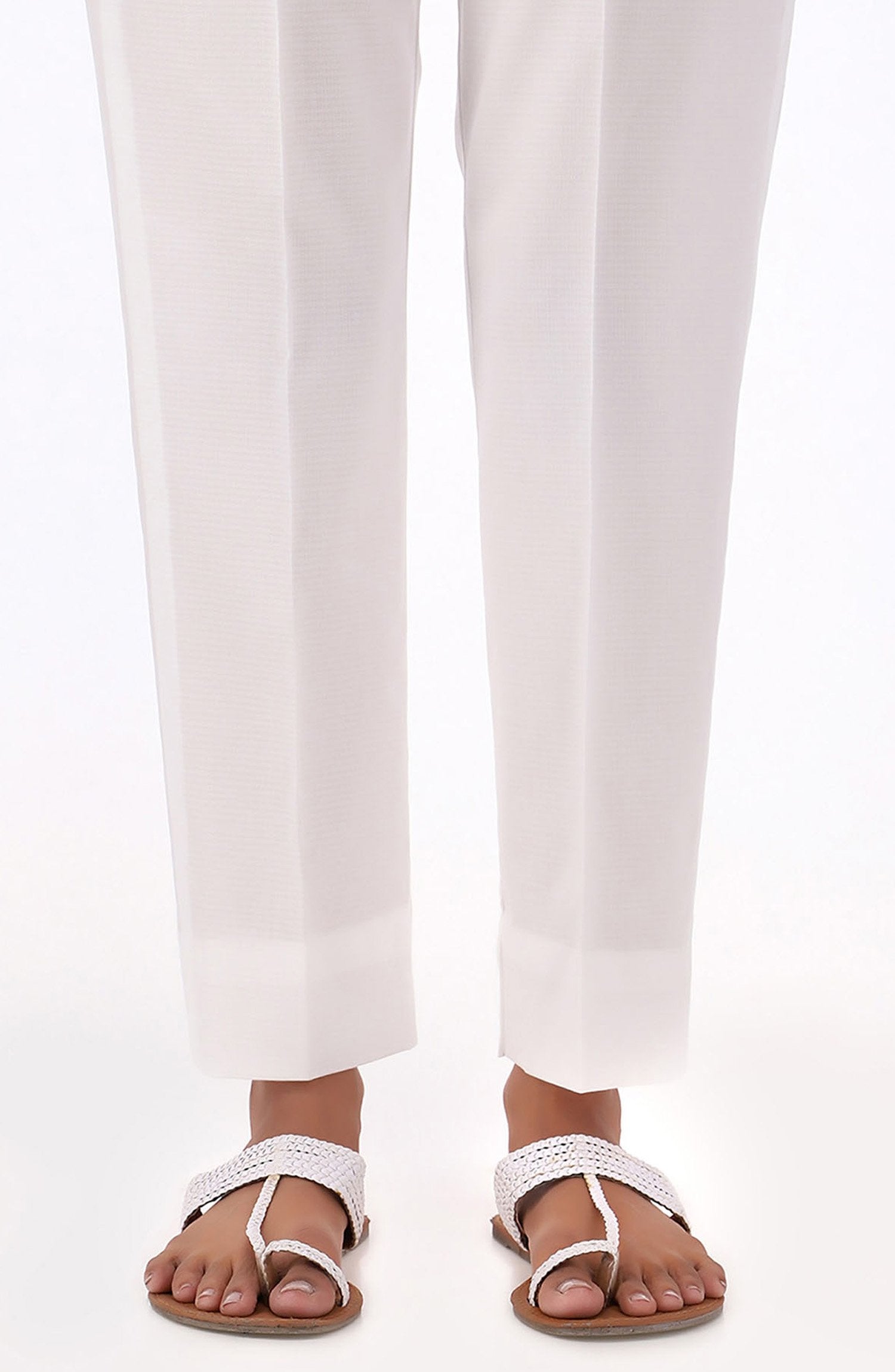 Orient - Stitched Basic Cambric Pants- White – Western.pk