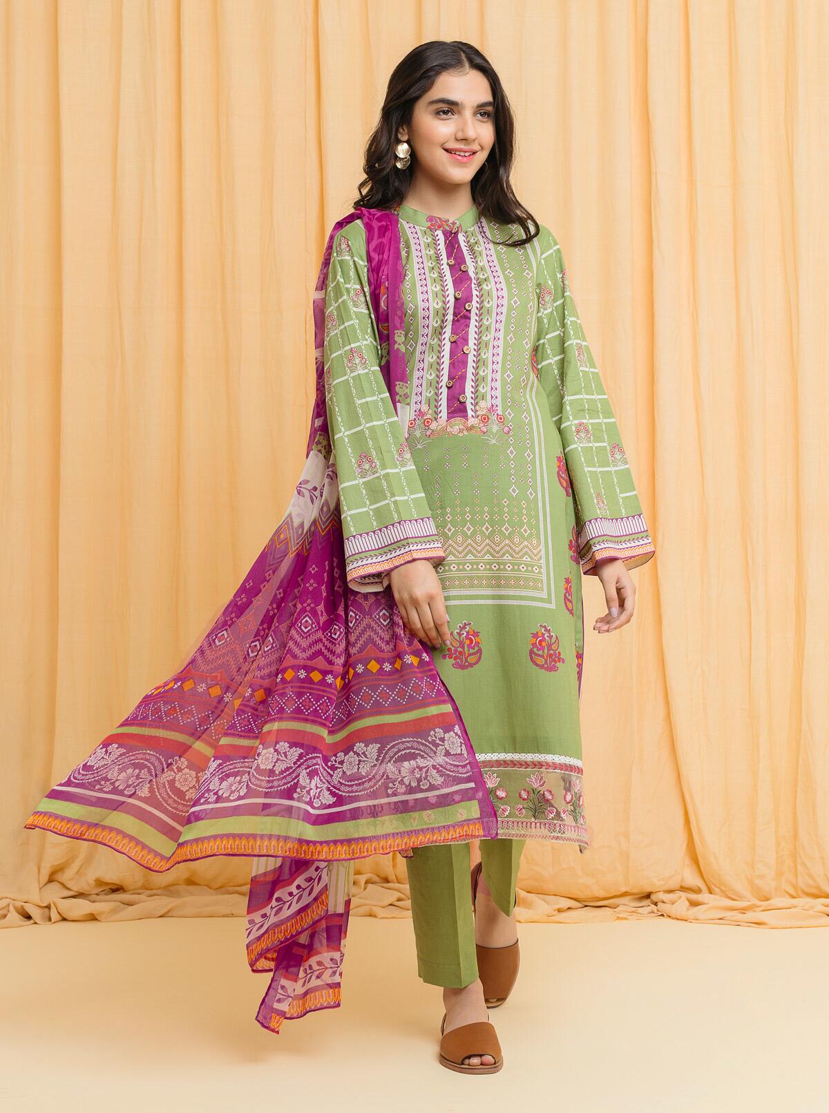 Beechtree - Ethnic Moss - Embroidered Printed 2 Piece – Western.pk