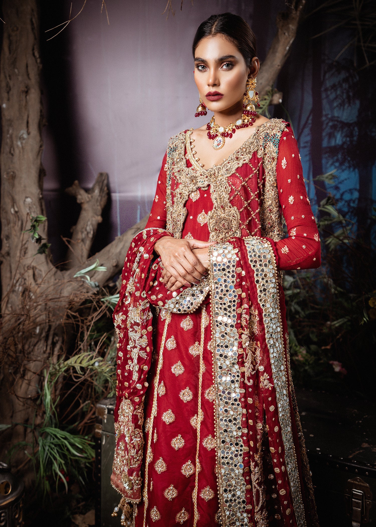 Dure Shahwar - Scarlet – Western.pk