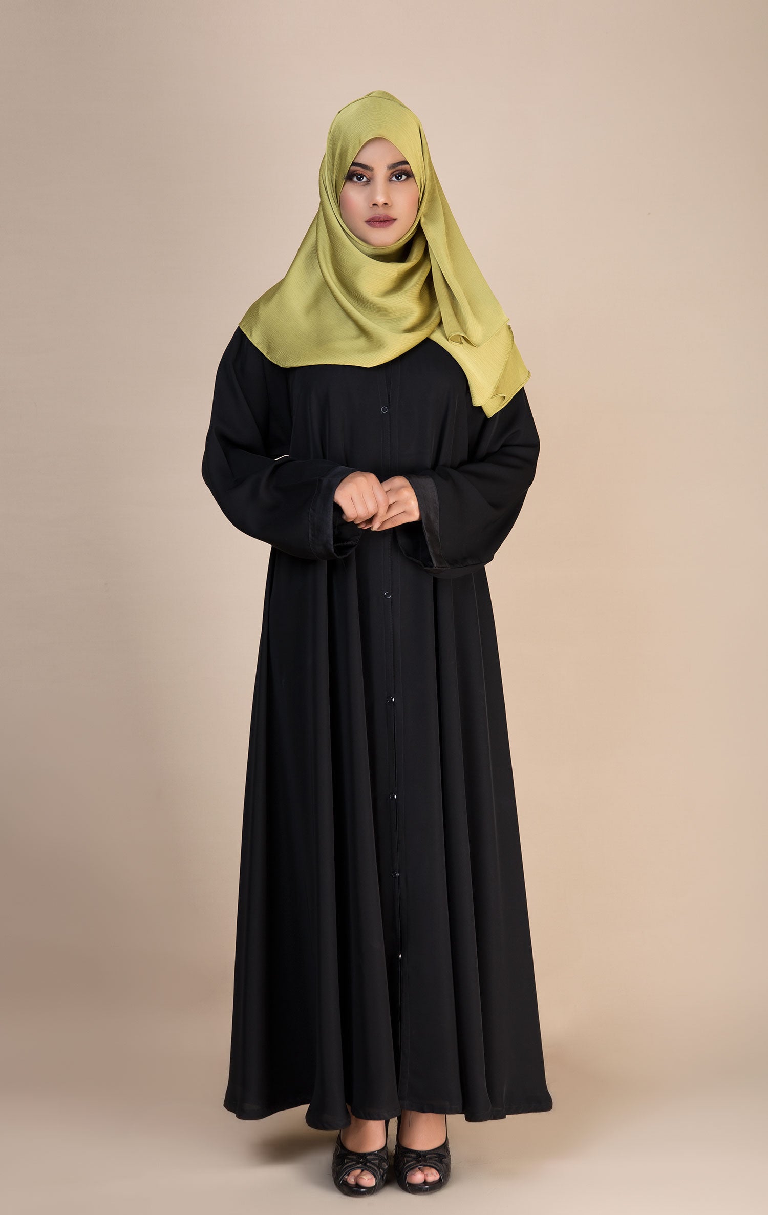 Hareer - Plain/Hajj Flared Abaya – Western.pk