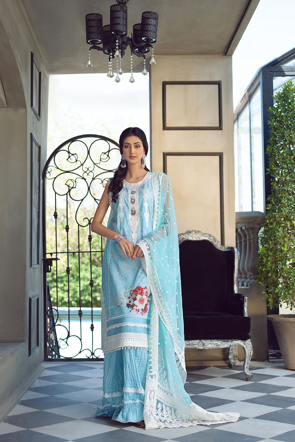 Lyla - Design 9 Luxury Lawn 2021 – Western.pk