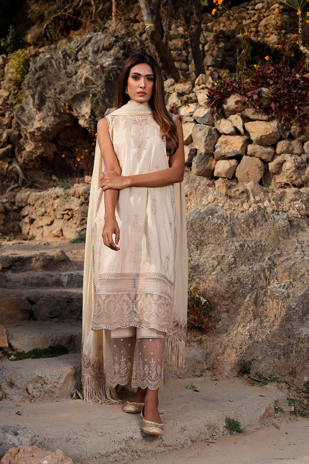 Lyla - Design 02 Embroidered Lawn’22 – Western.pk