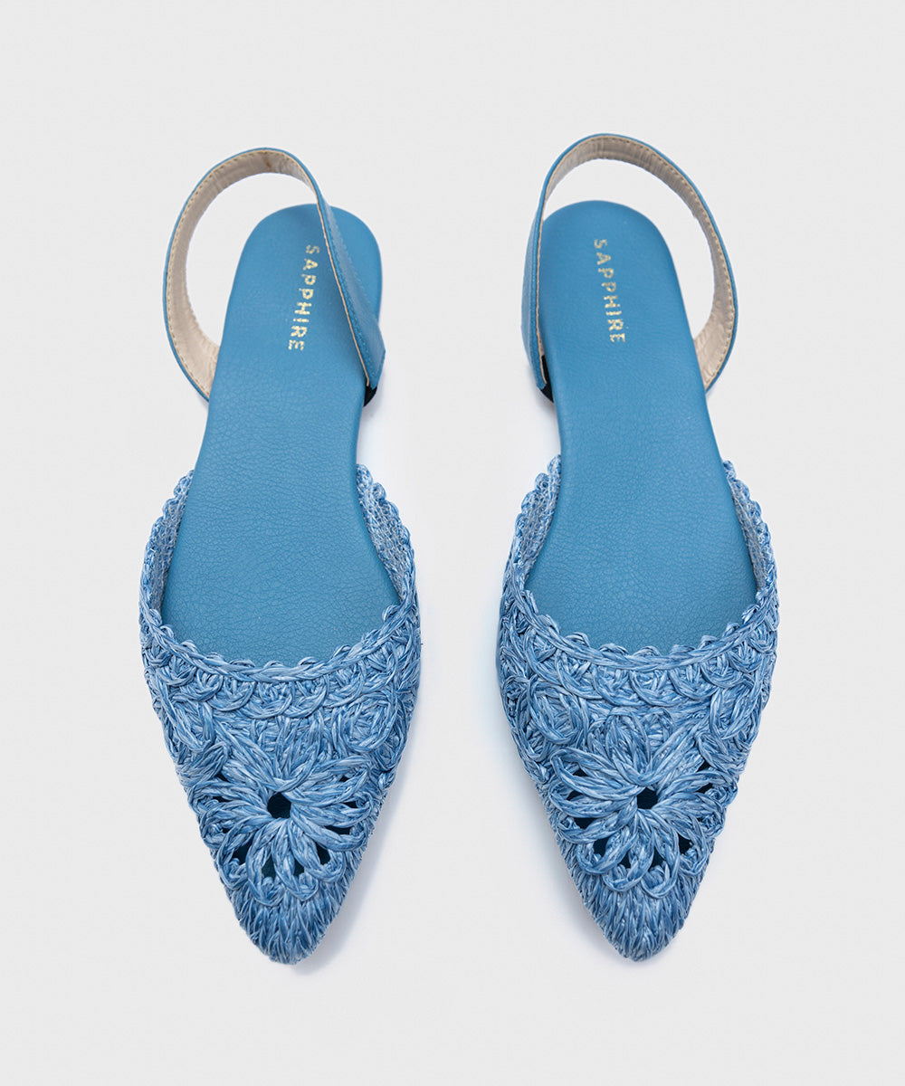 Sapphire - Blue Slingback – Western.pk