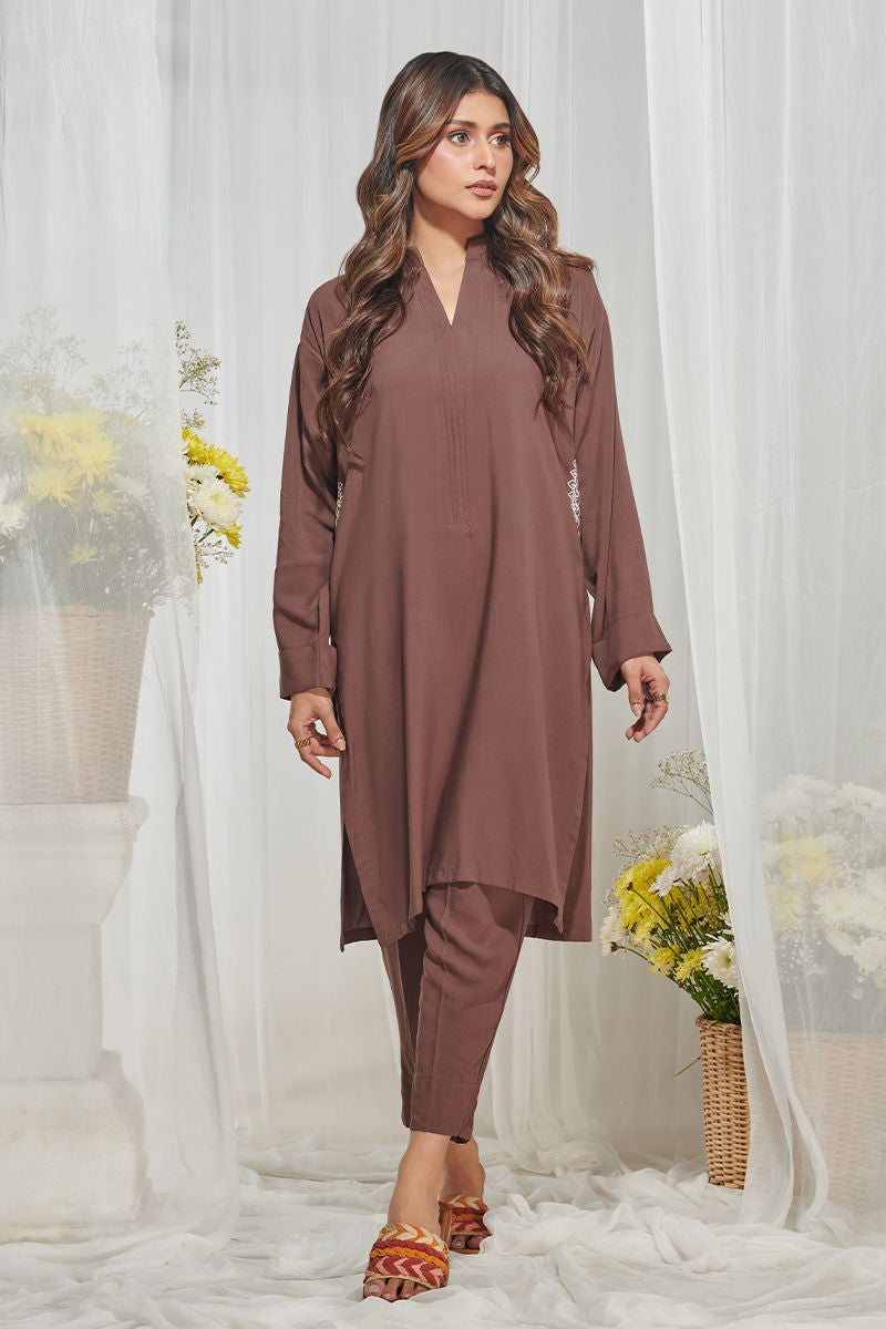 Fatima Khan - Chocolate Brown – Western.pk