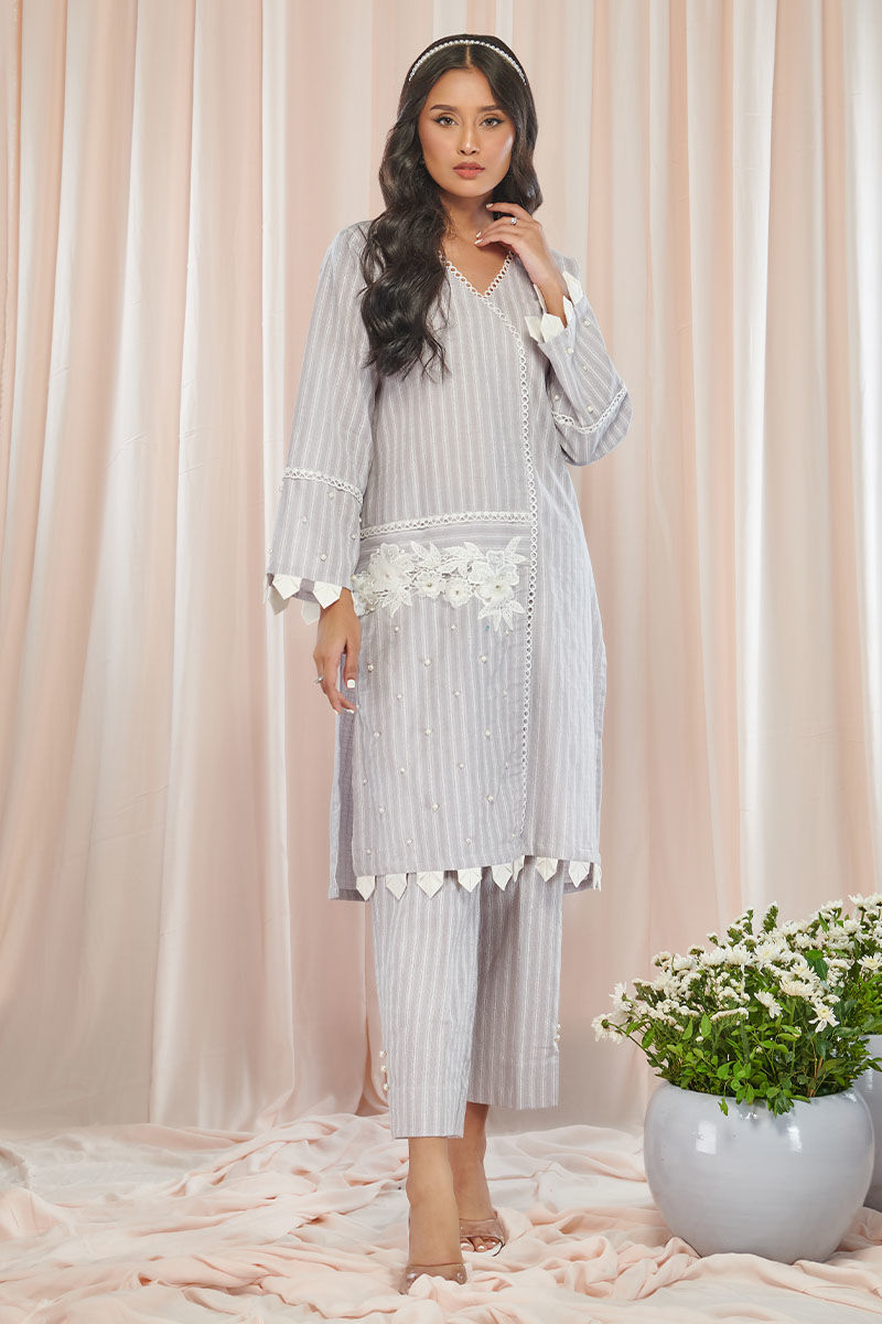 Fatima Khan - Glam Grey – Western.pk