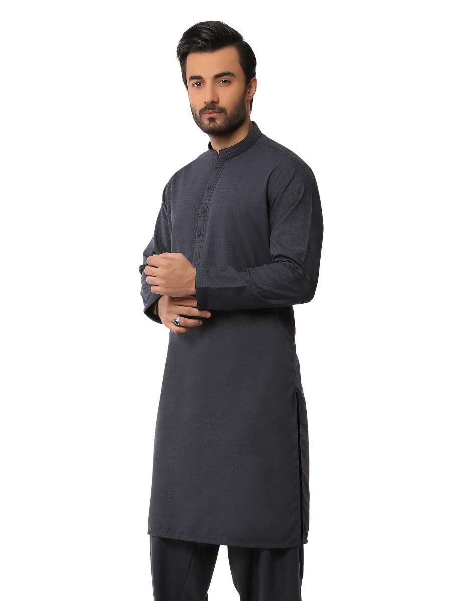 Edenrobe - Men's Blue Nights Kurta Shalwar - EMTKS19S-40812 – Western.pk