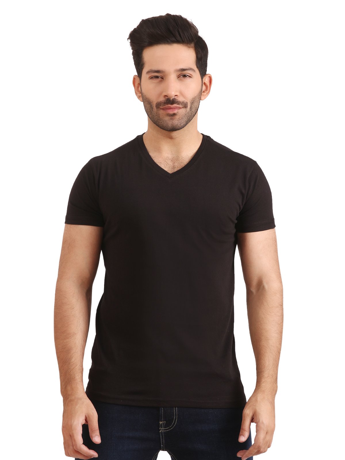 Edenrobe - Men's Black Basic Tee - EMTBT20-010 – Western.pk