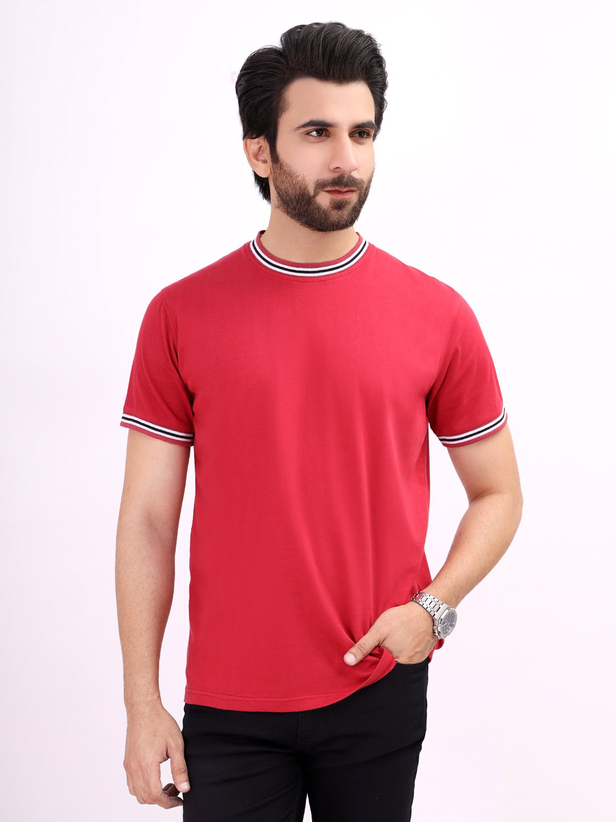 Edenrobe - Men's Red Graphic Tee - EMTGT21-011 – Western.pk