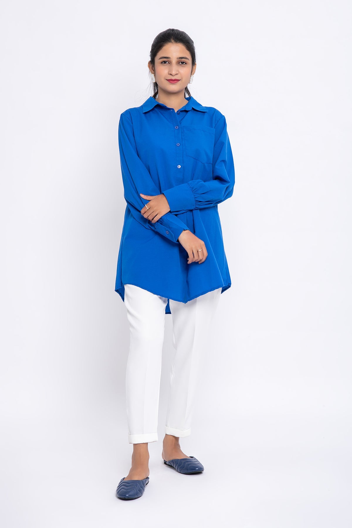 BTW - BUTTON UP SHIRT WITH PATCH POCKET – Western.pk
