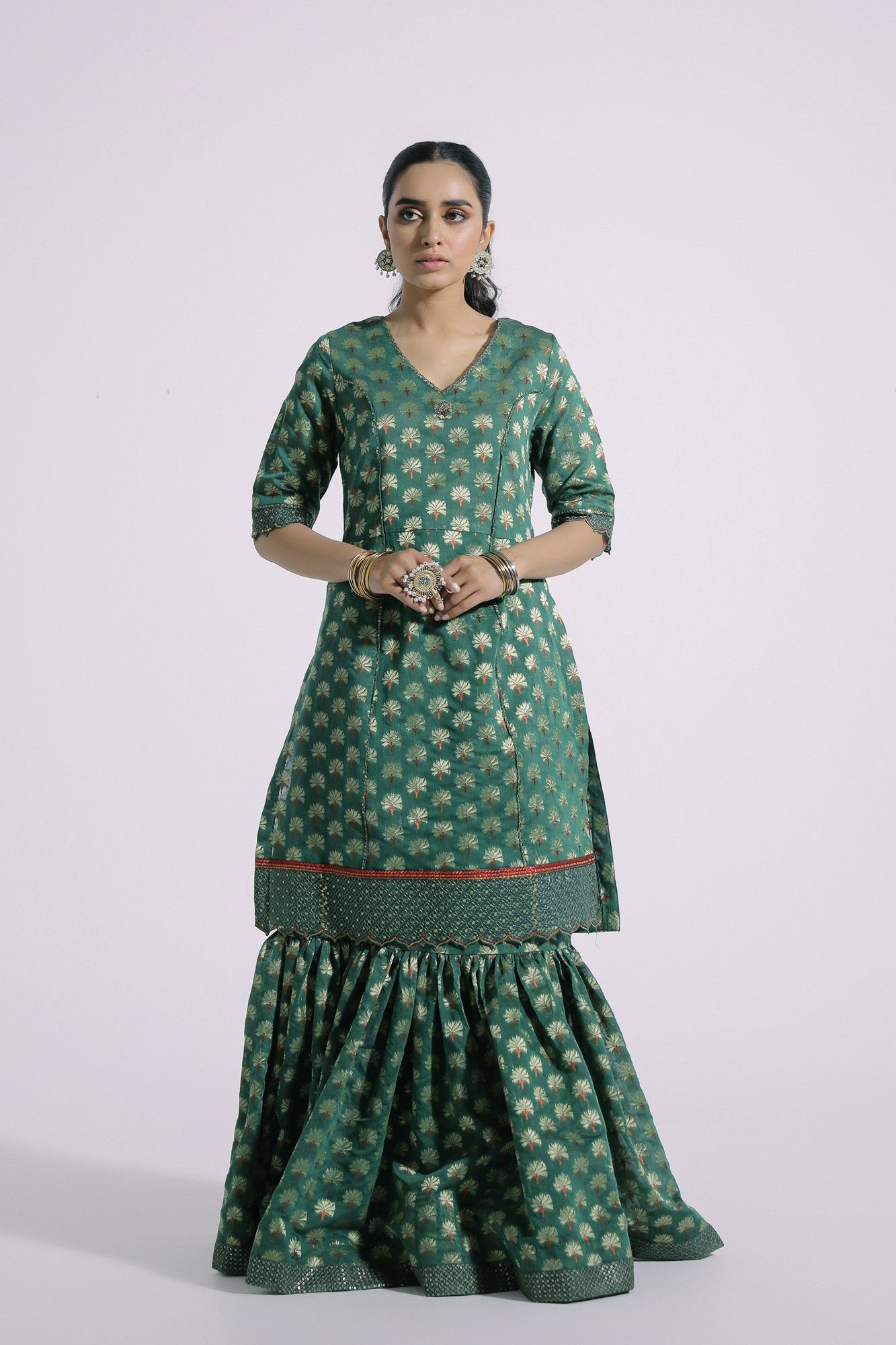 Ethnic - EMBROIDERED SUIT (E0117/105/702) – Western.pk