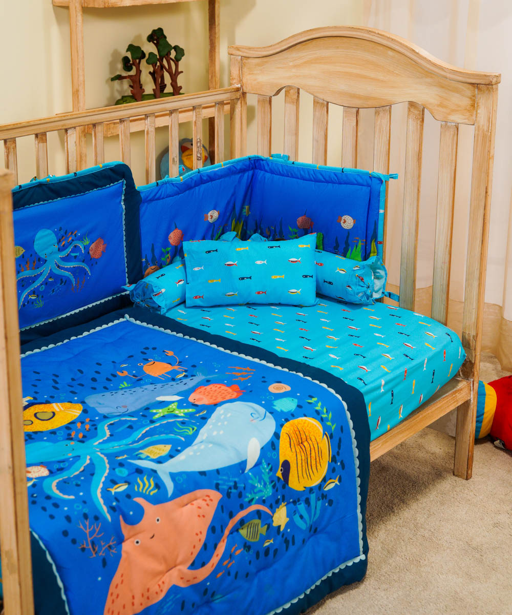 Sapphire - Fishy - Baby Cot Sets – Western.pk