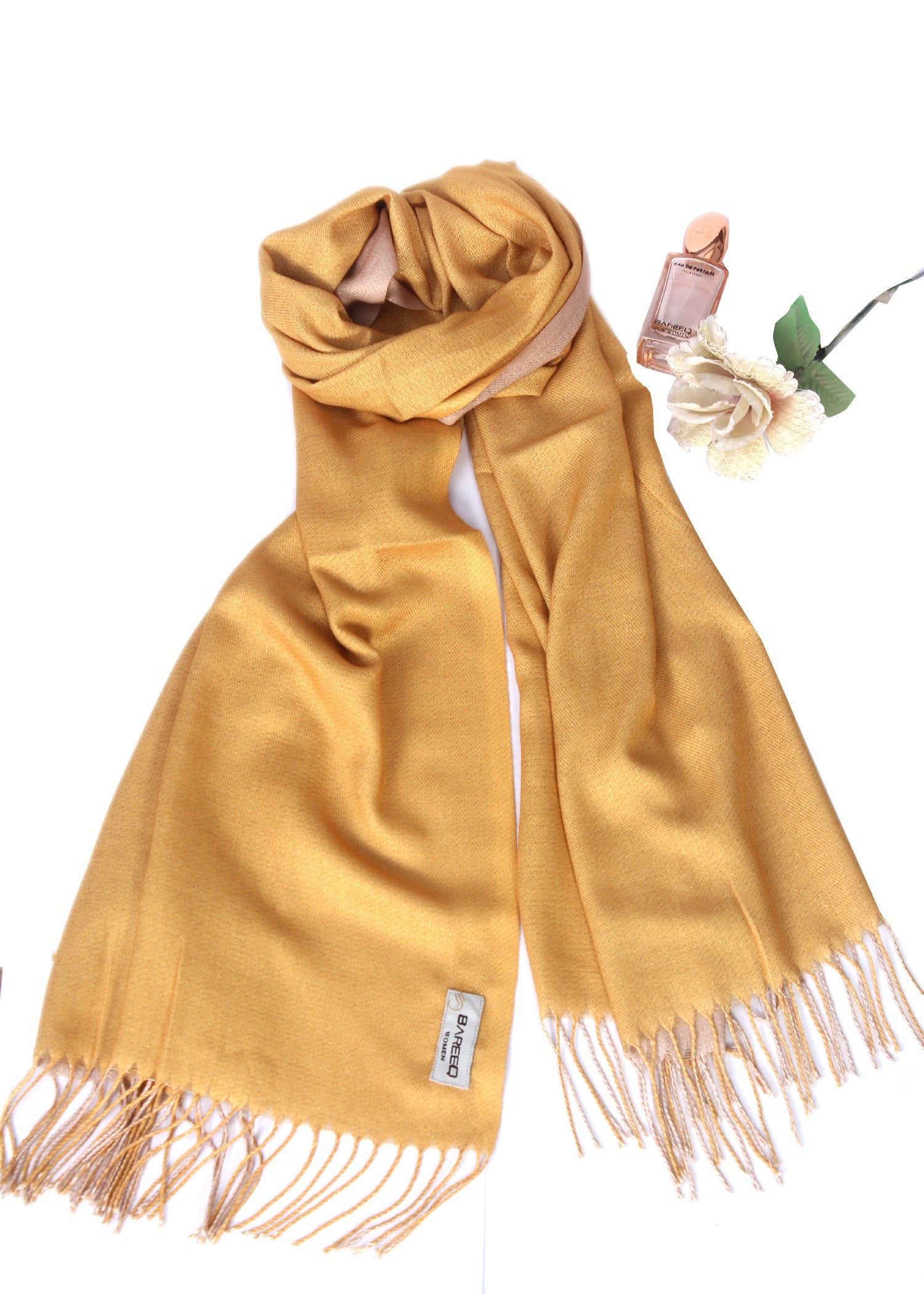 Bareeq Outfits - Golden Stoler ZTTFS-01 – Western.pk
