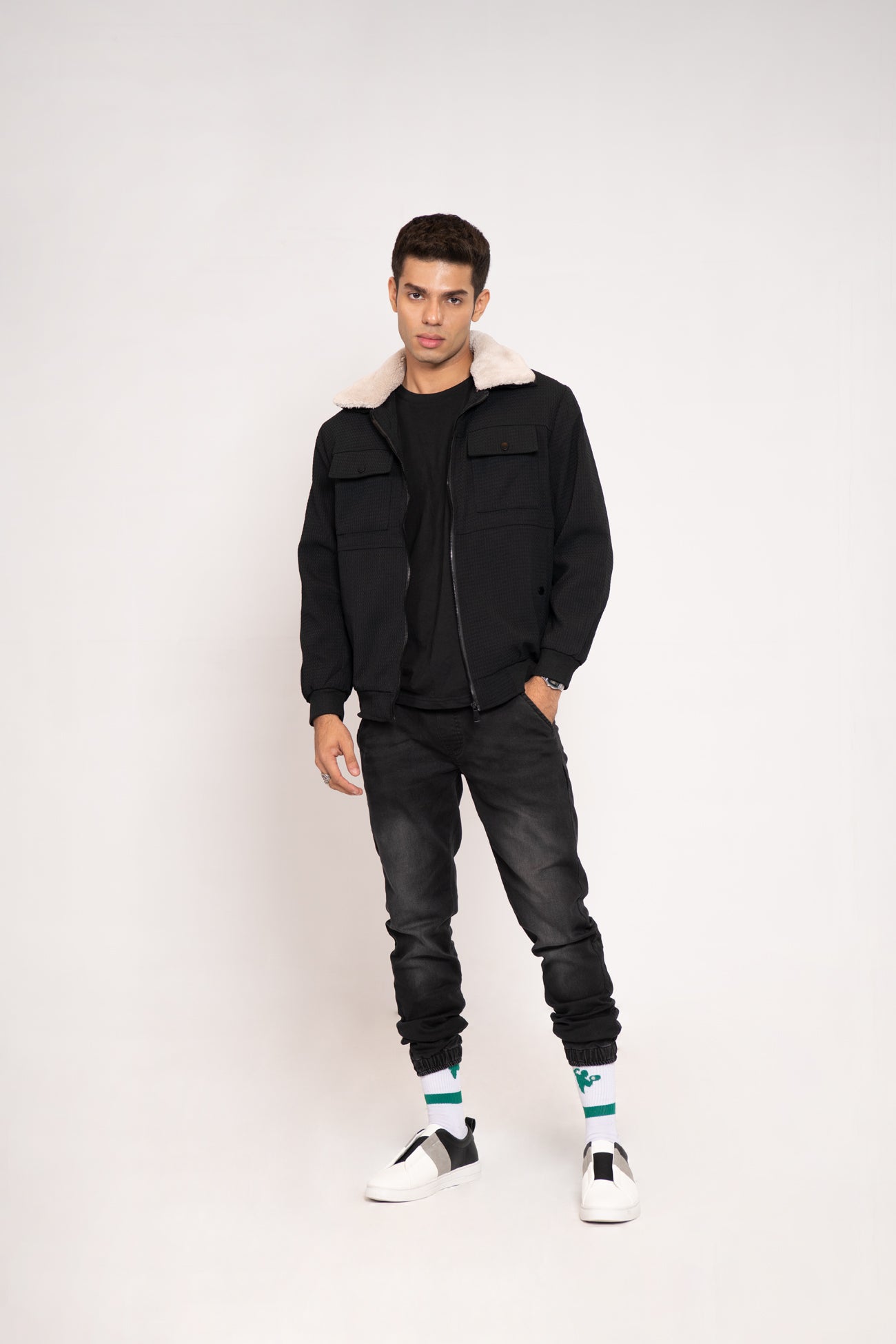 BTW - DASH & DOT JUTE JACKET – Western.pk