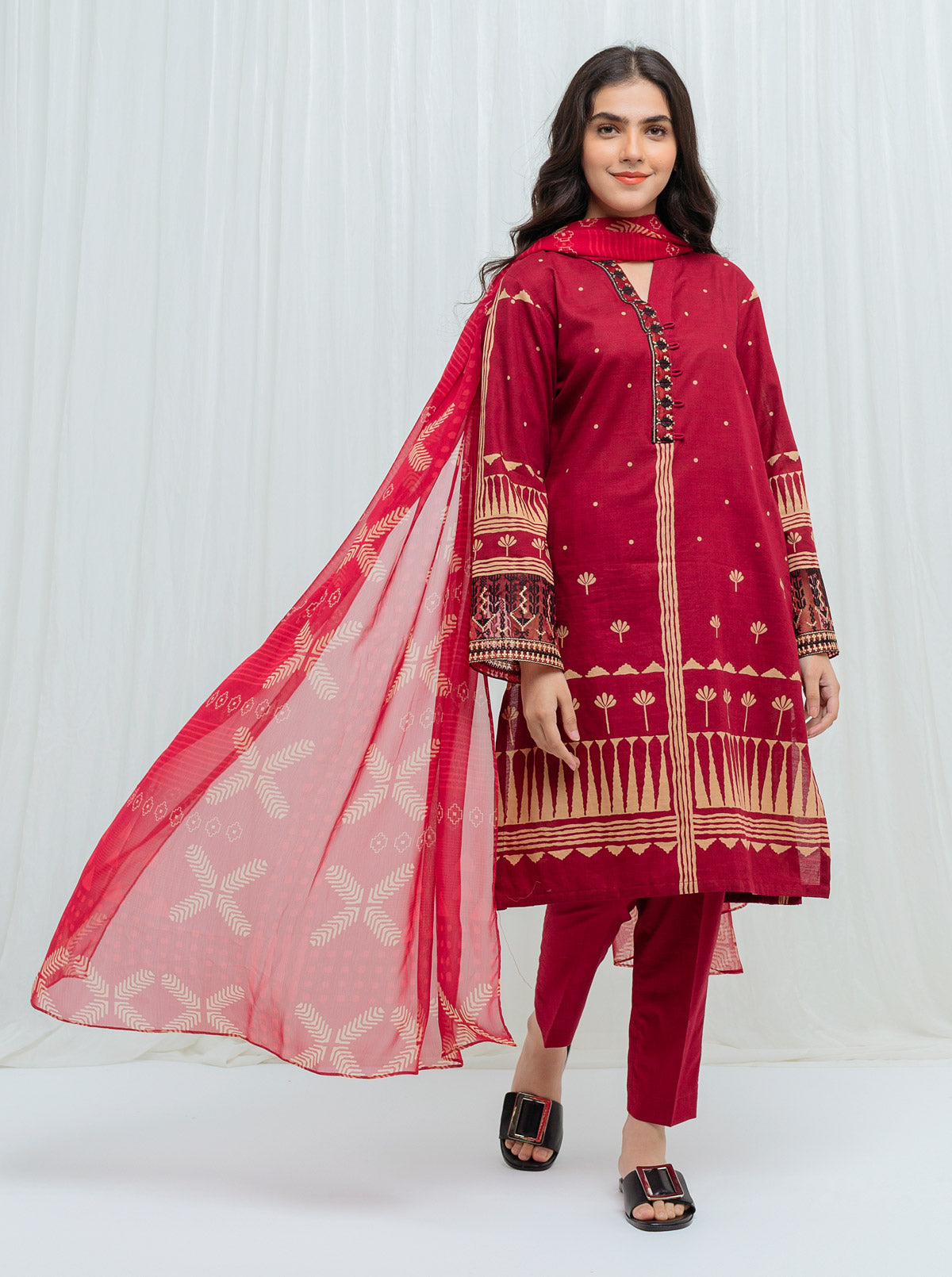 Beechtree - Autumn Nordic -Printed-3P – Western.pk